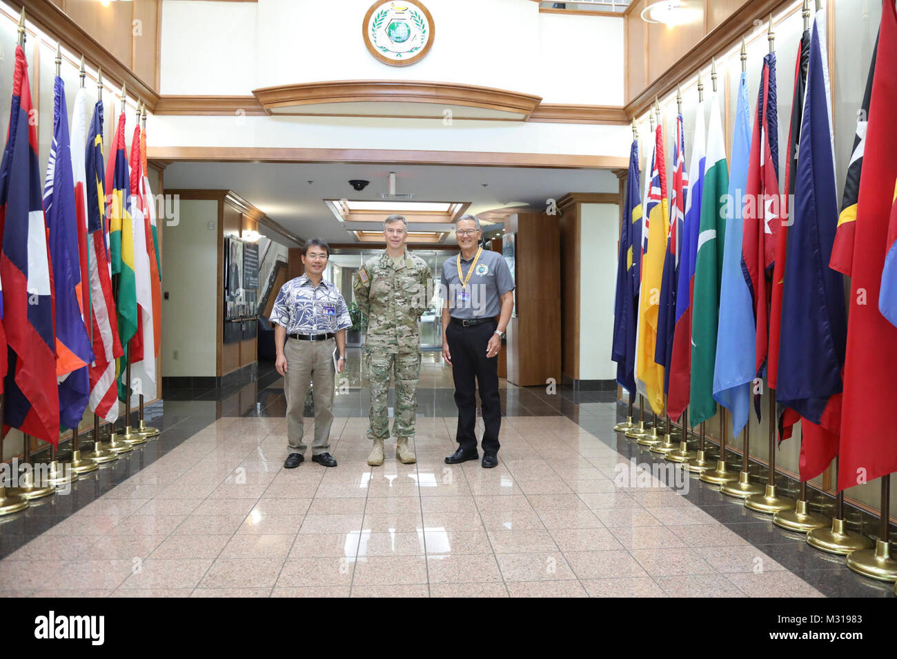 Lt. Gen. Fenton visits DKI APCSS Stock Photo - Alamy