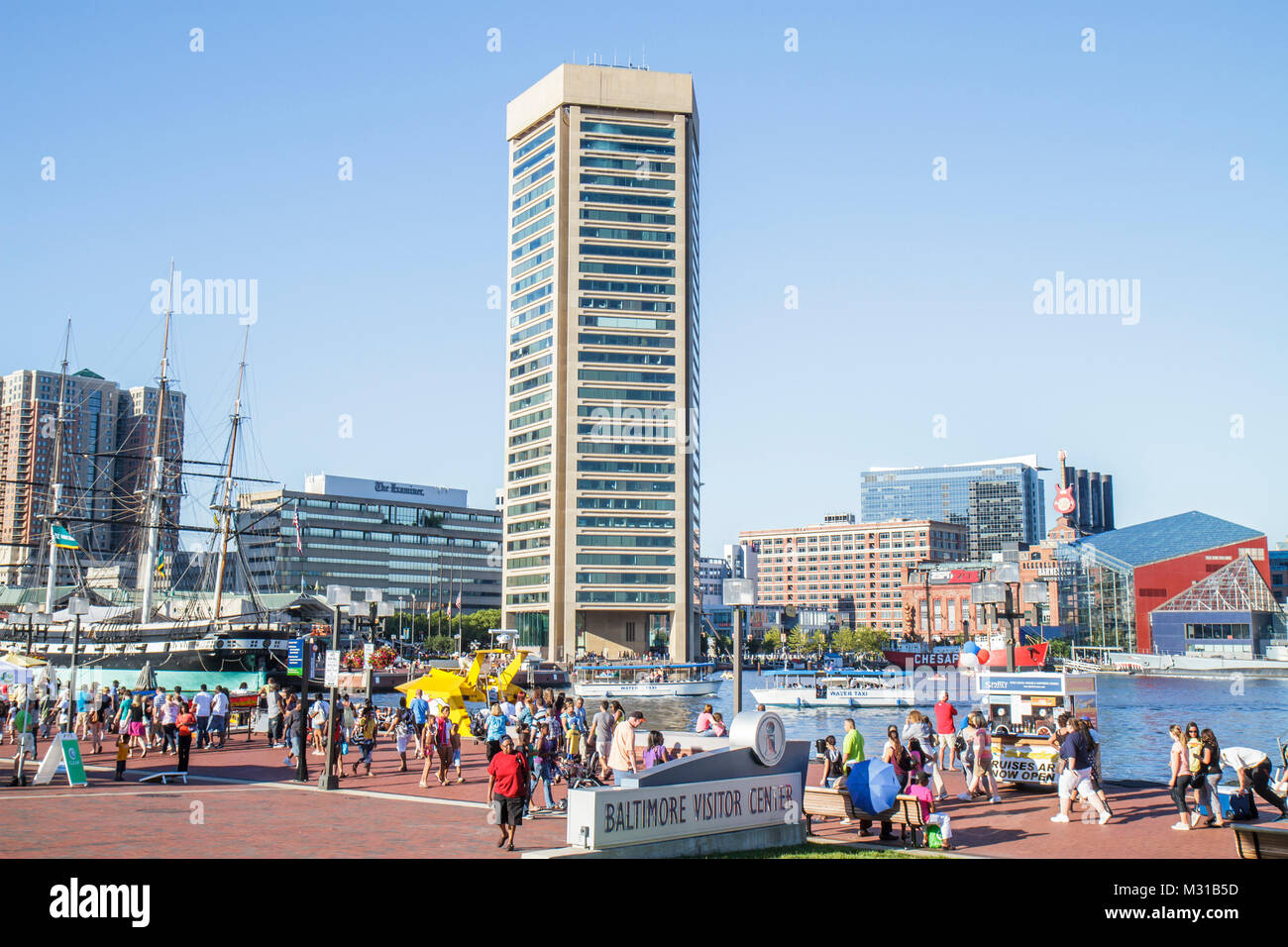 Baltimore Maryland,Inner Harbor,harbour,Harborplace,waterfront,festival ...