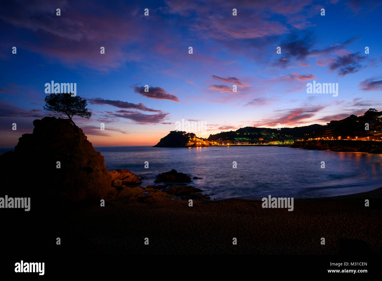 Dawn in Tossa de Mar, Girona. One of the most beautiful places in all ...