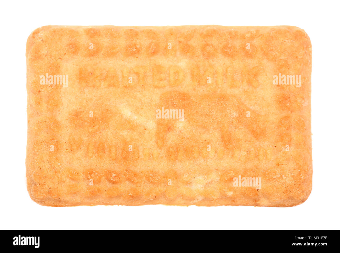 malted milk biscuit isolated on white background Stock Photo - Alamy