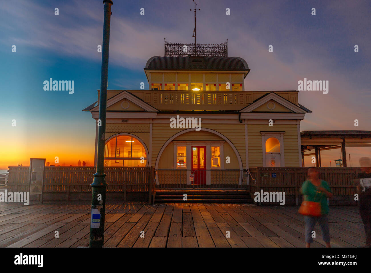 St Kilda Pier Stock Photo - Alamy