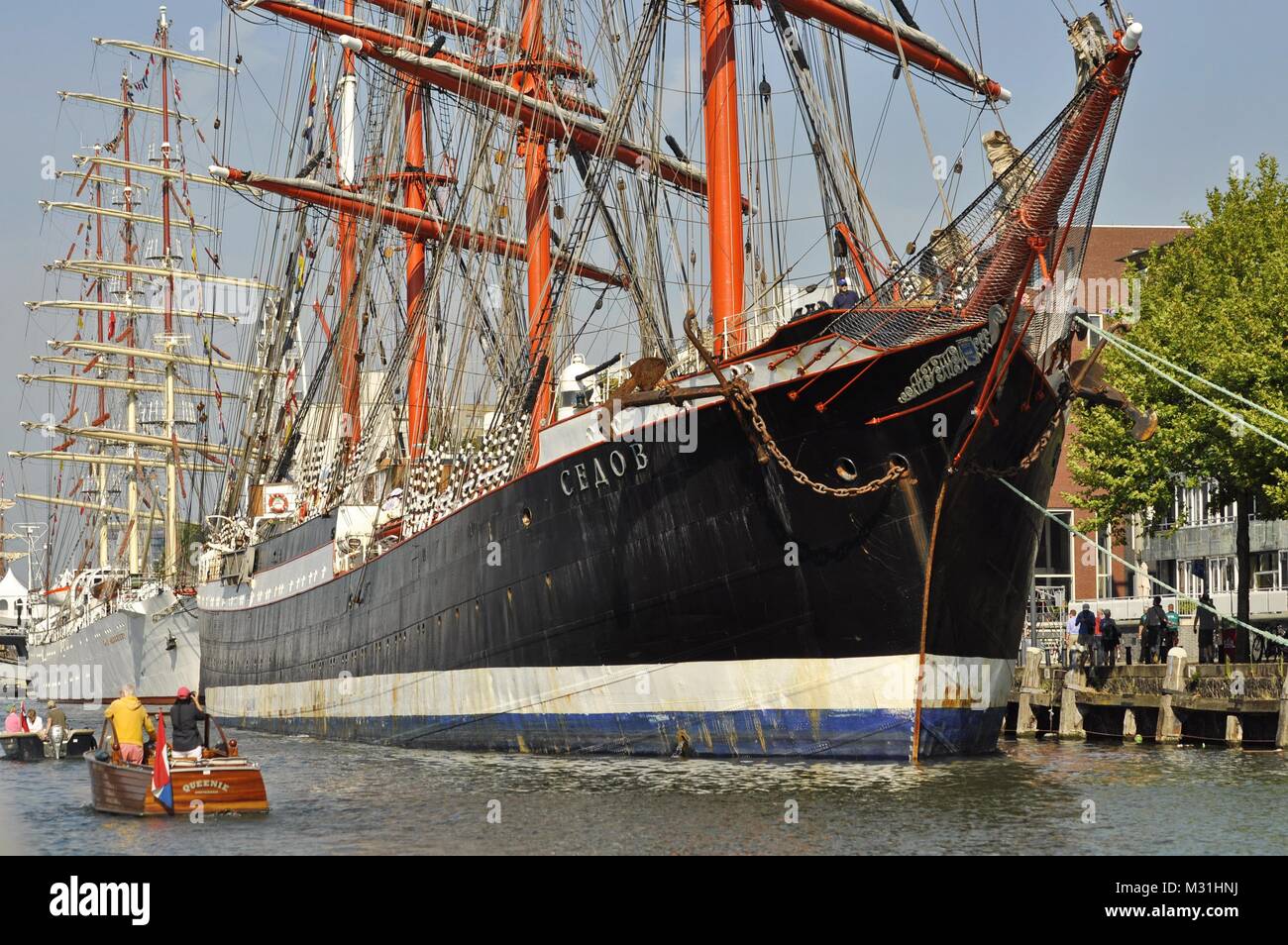 Java Island, Amsterdam, the Netherlands - August 20, 2015: The Sedov ...