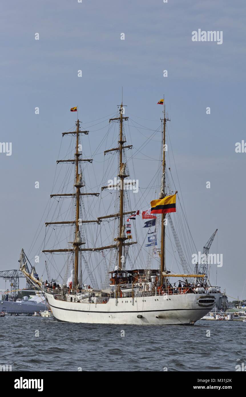 Port Ijhaven, Amsterdam, the Netherlands - August 23, 2015: The Guayas ...