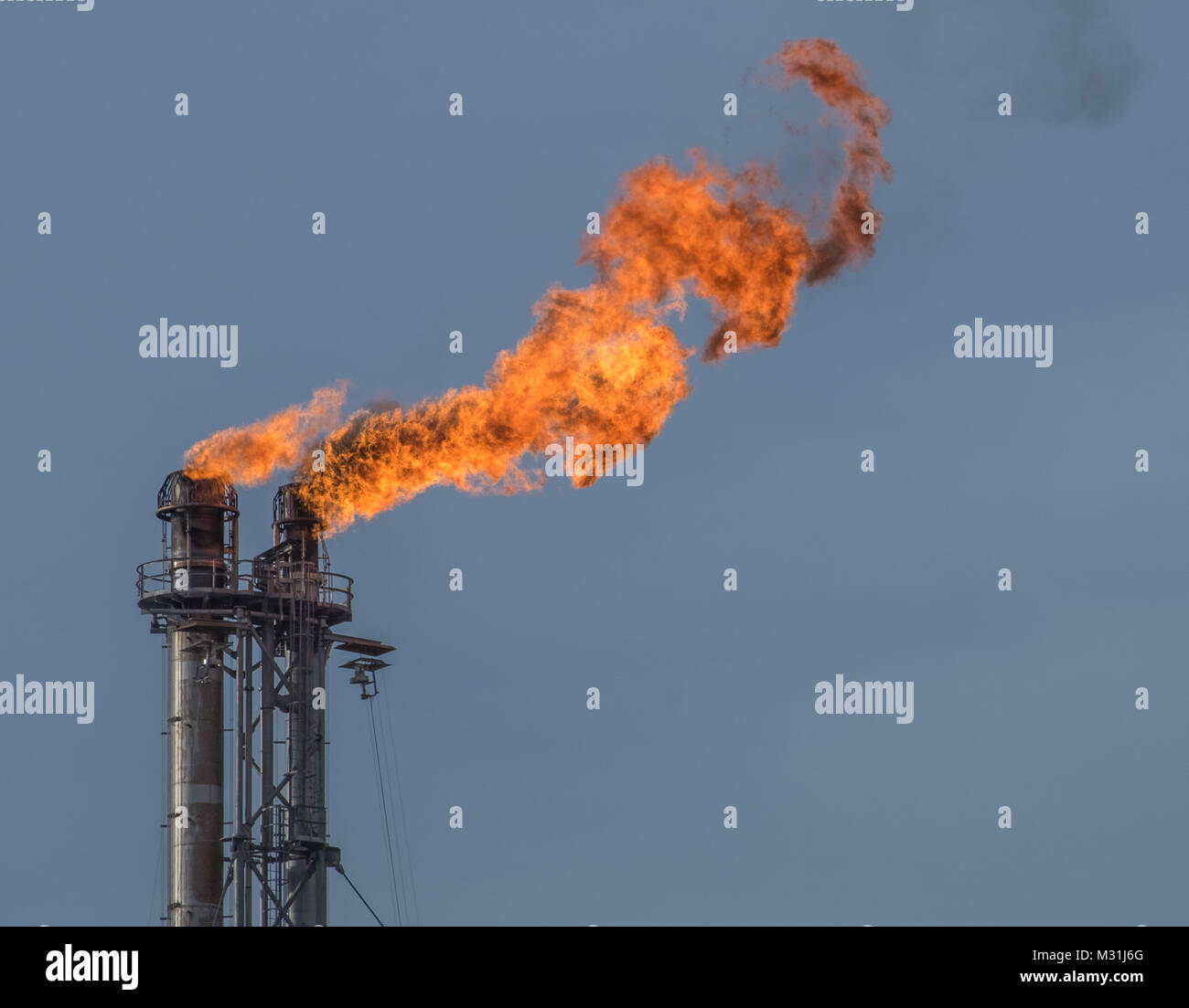 Flare stack hi-res stock photography and images - Alamy