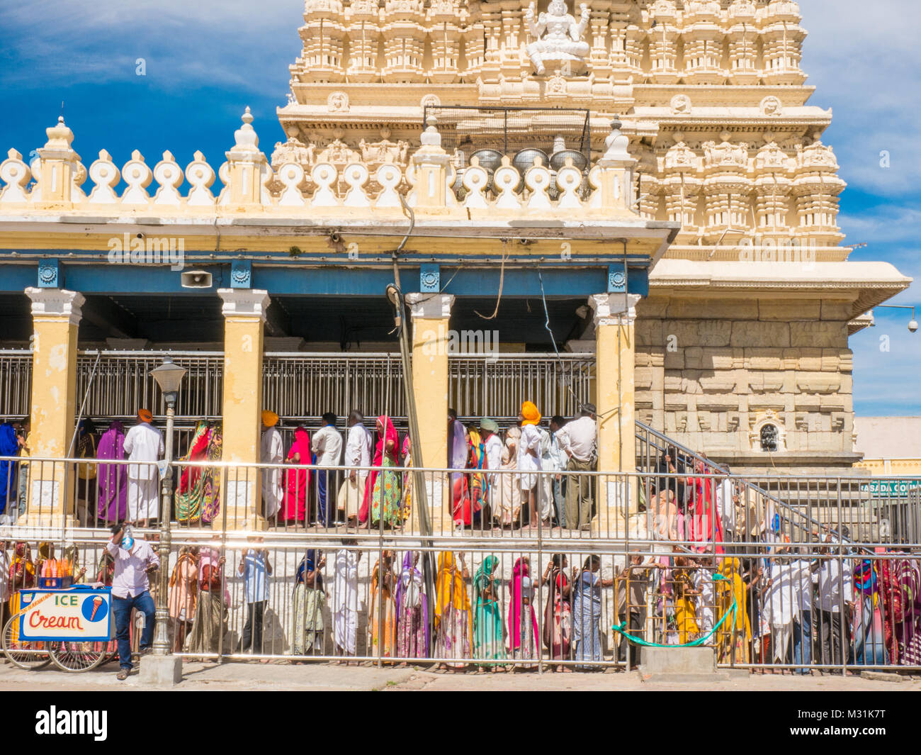 Mysore, Karnataka, India - January 11, 2018. People activities near the ...