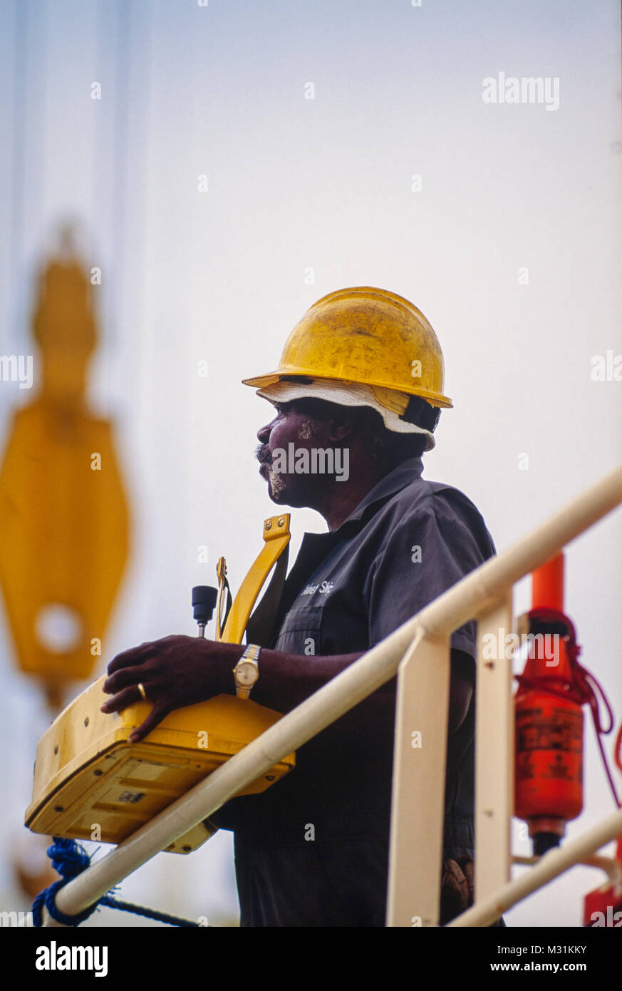 Ship cargo hold loading of fruit, bananas for export import Stock Photo ...