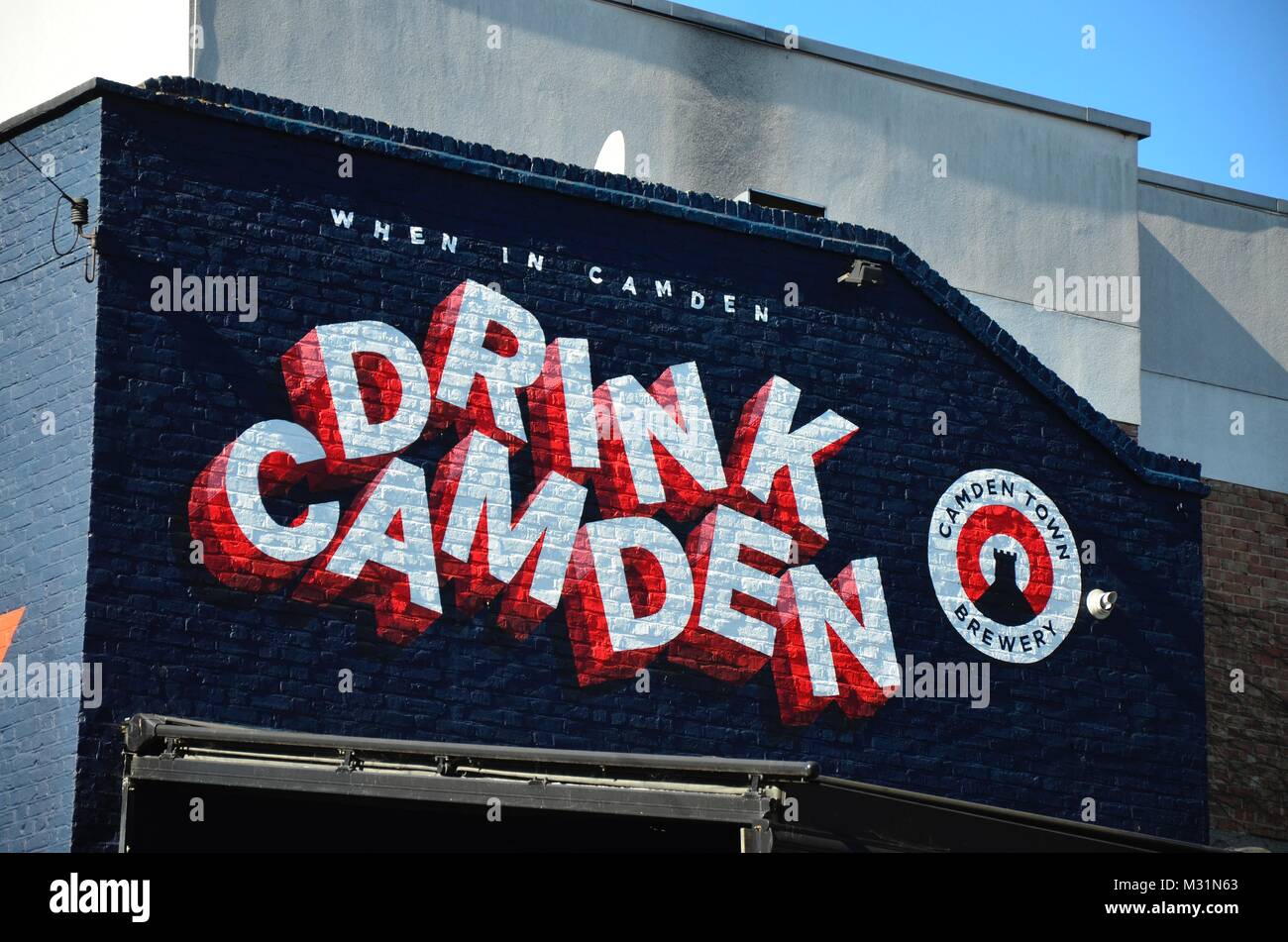 Camden brewery sign hi-res stock photography and images - Alamy