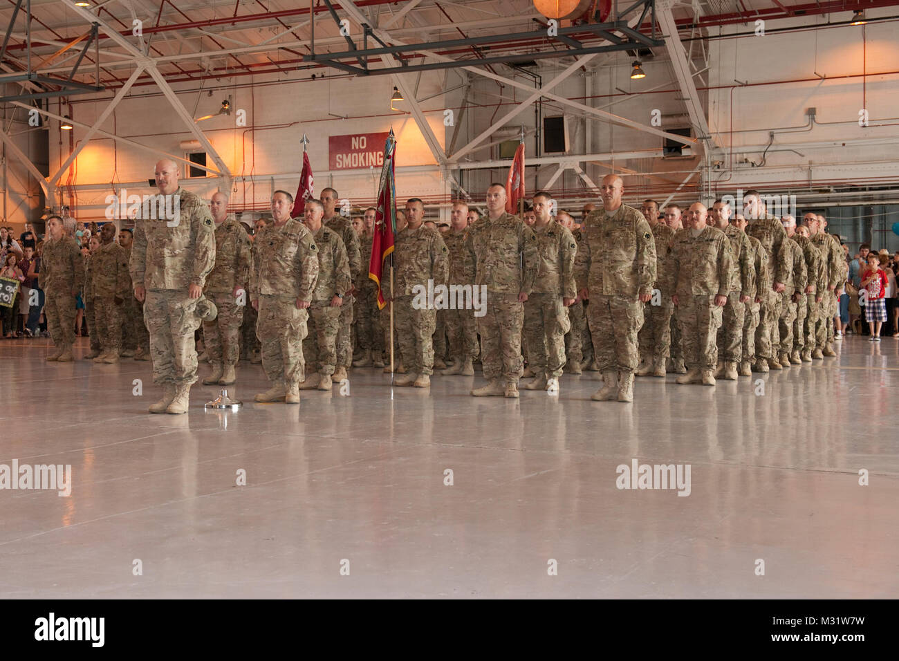 Members of Headquarters Company and Company A, 120th Engineers, 90th ...