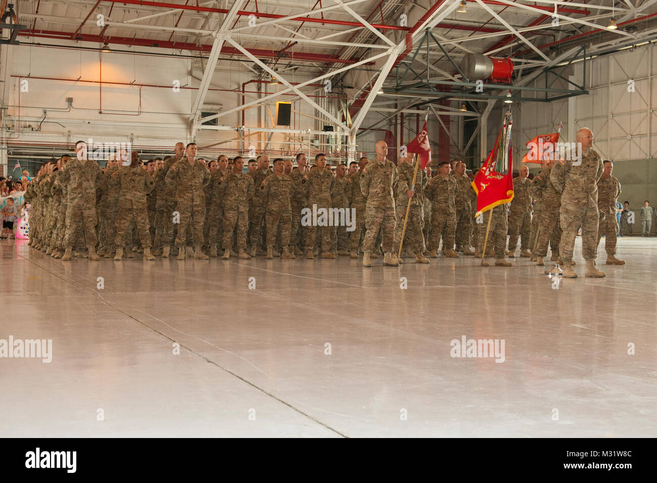 Members of Headquarters Company and Company A, 120th Engineers, 90th ...
