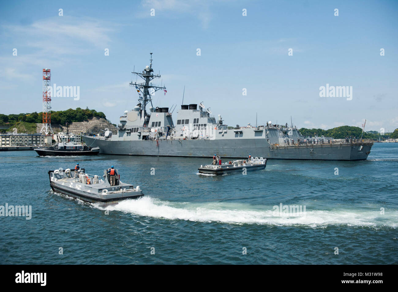 USS Lassen returns to Fleet Activities Yokosuka by #PACOM Stock Photo ...
