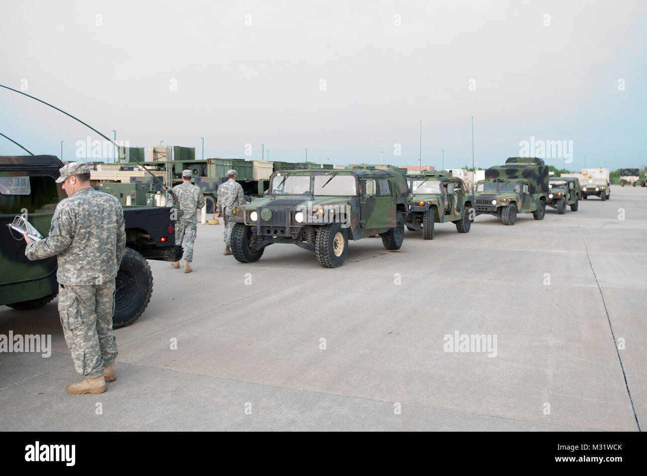 Members of the 700th Brigade Support Battalion, 45th Infantry Brigade ...