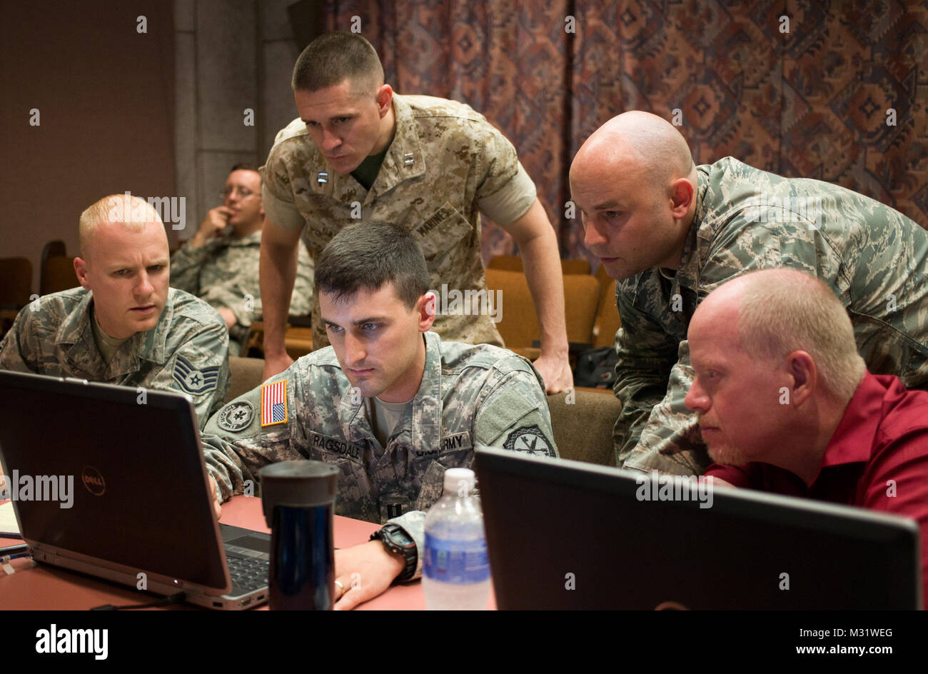 Military civilian intelligence center hi-res stock photography and ...