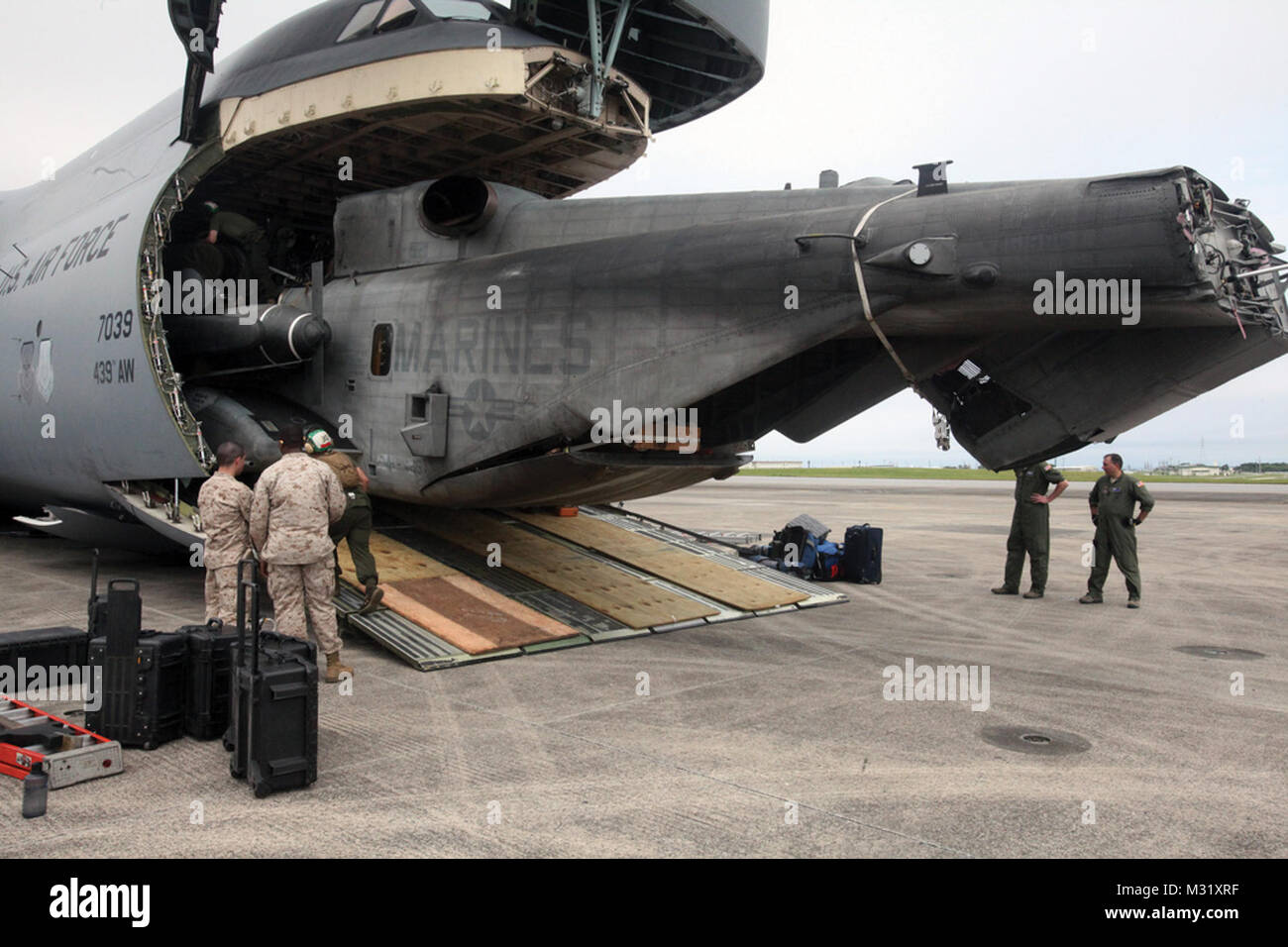 CH-53E Super Stallion helicopter & C-5 Galaxy cargo aircraft by #PACOM ...