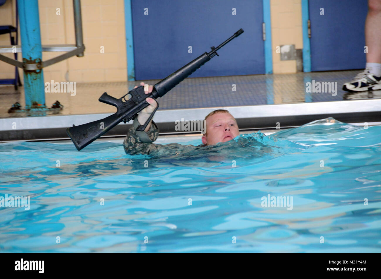 Soldiers make a splash during combat water survival by Oklahoma ...