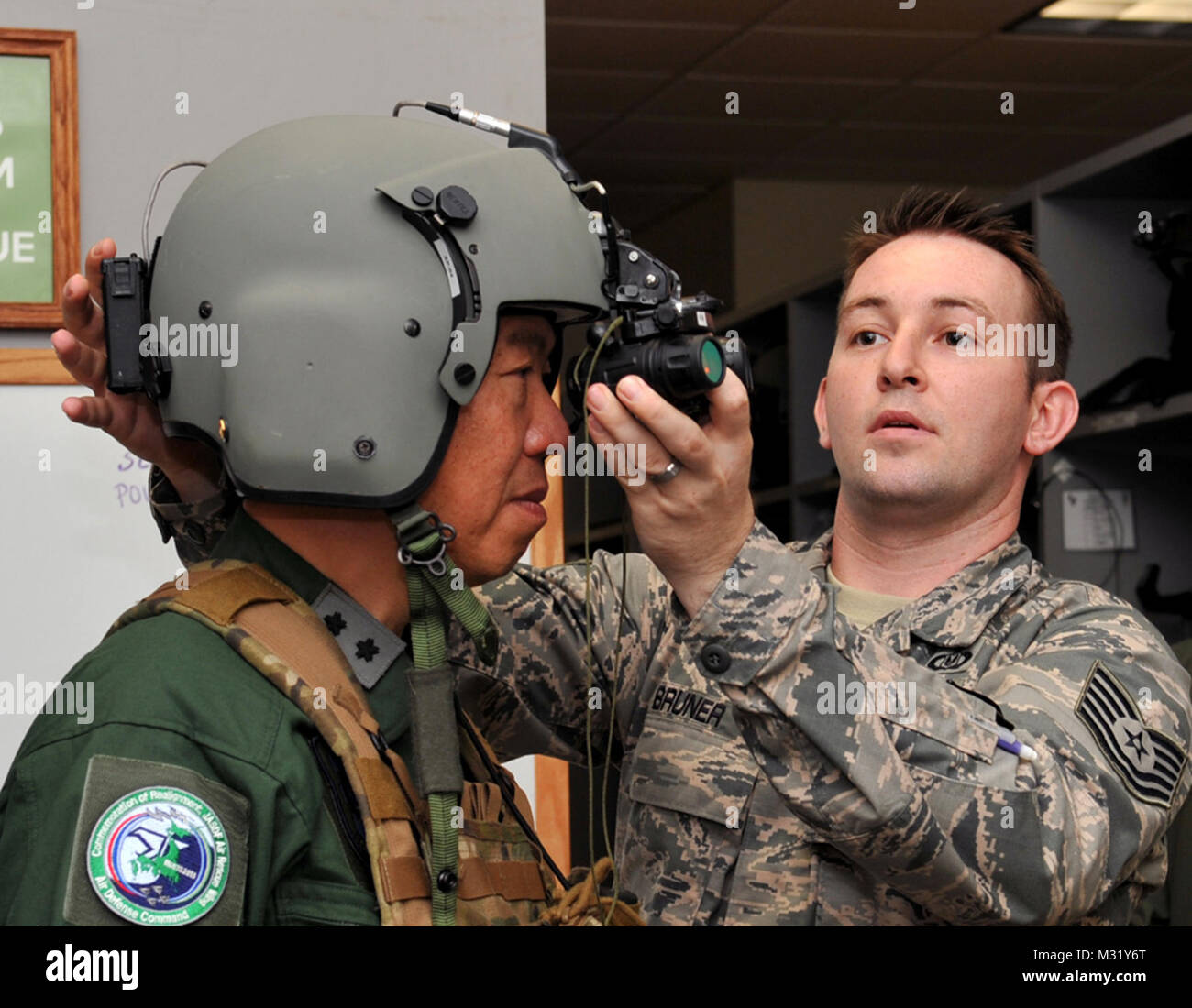 JASDF put on a 56 P helmet during a 33rd RQS facility by #PACOM Stock ...