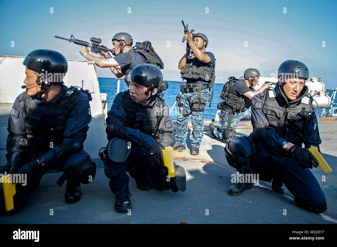 Boarding exercise as part of Malabar 2014 by #PACOM Stock Photo - Alamy
