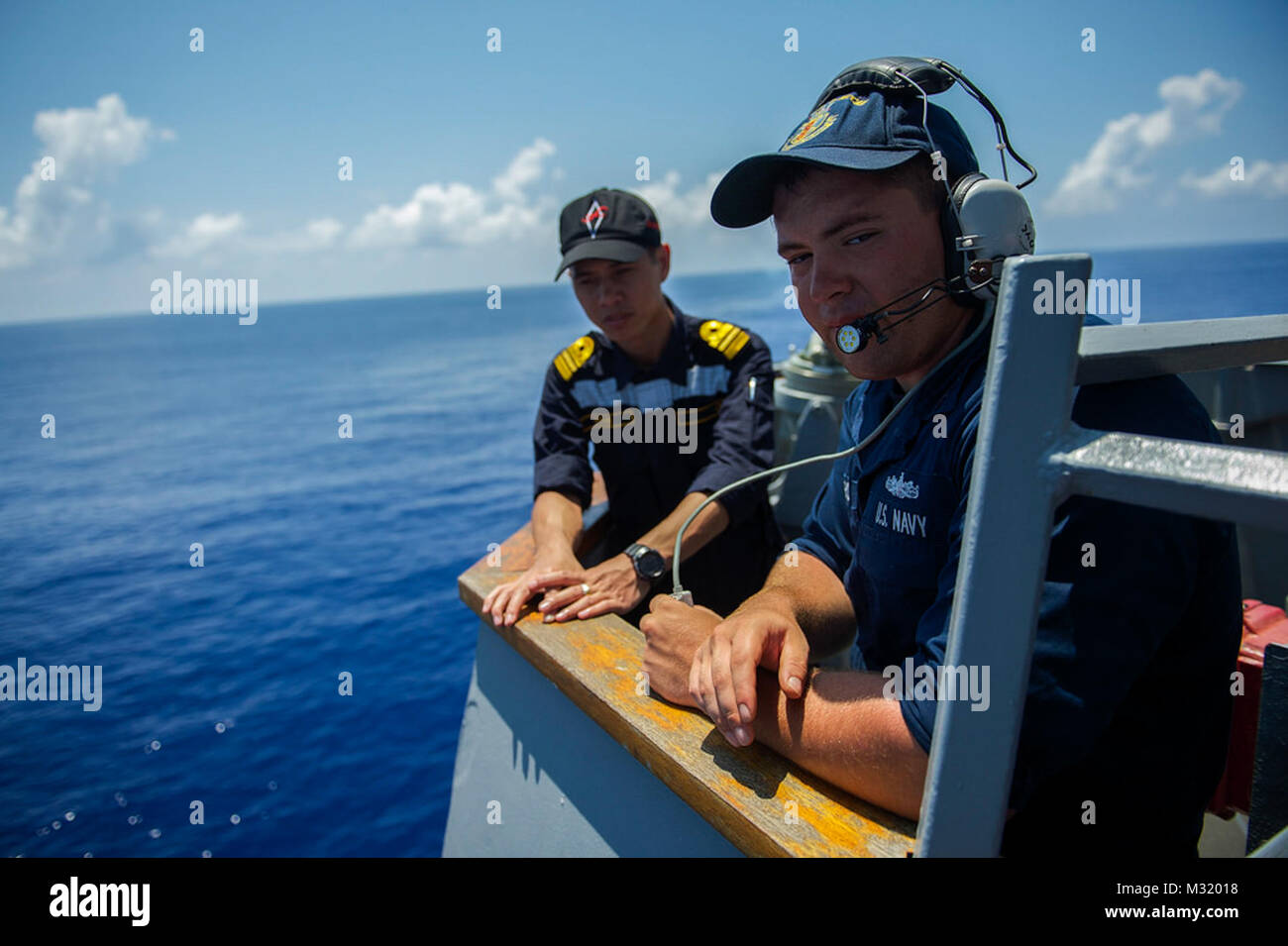 Port lookout with Indian navy by #PACOM Stock Photo - Alamy