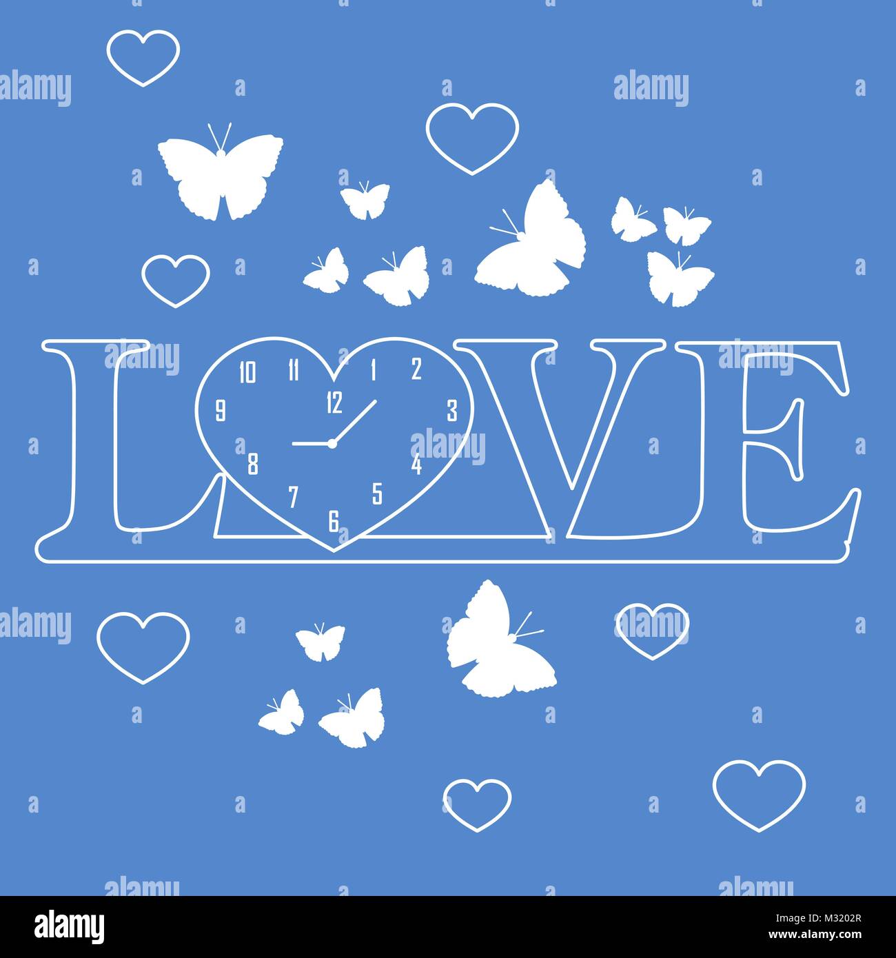 Heart clock ticking hi-res stock photography and images - Alamy