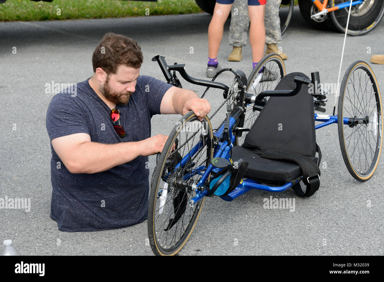 Freedom Bike Ride 02 by PANationalGuard Stock Photo - Alamy