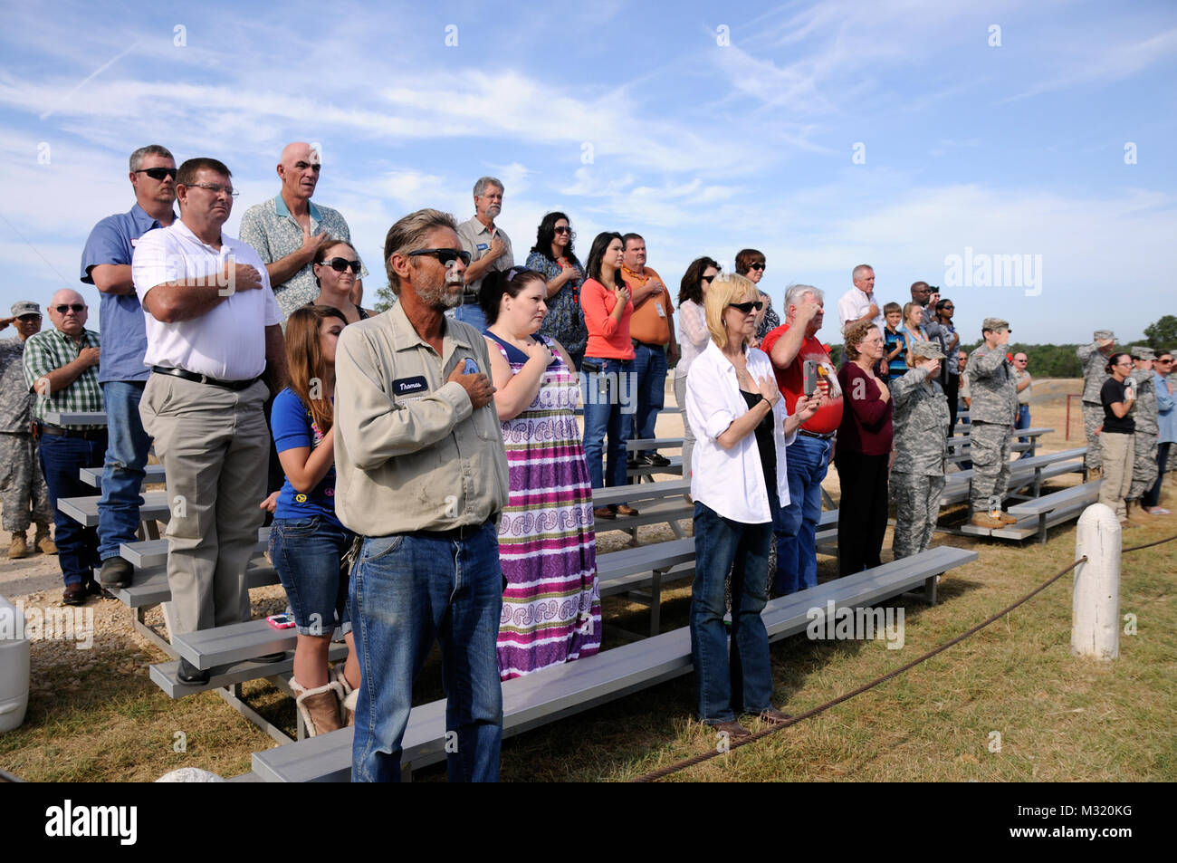 Friends and family at the Master Sgt. Robert P. West Automated Record ...