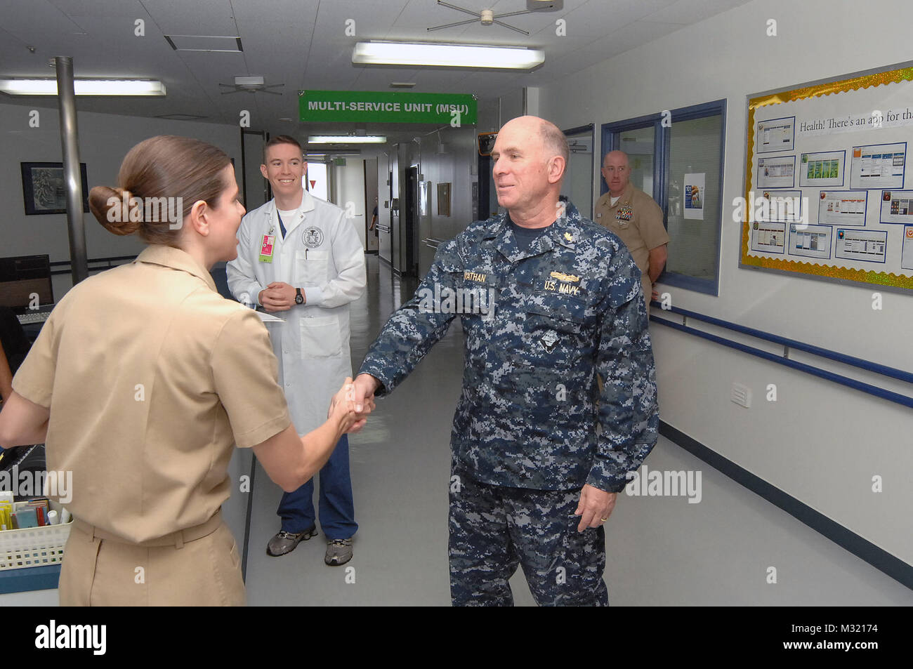 Navy surgeon general vice adm matthew nathan hi-res stock photography ...