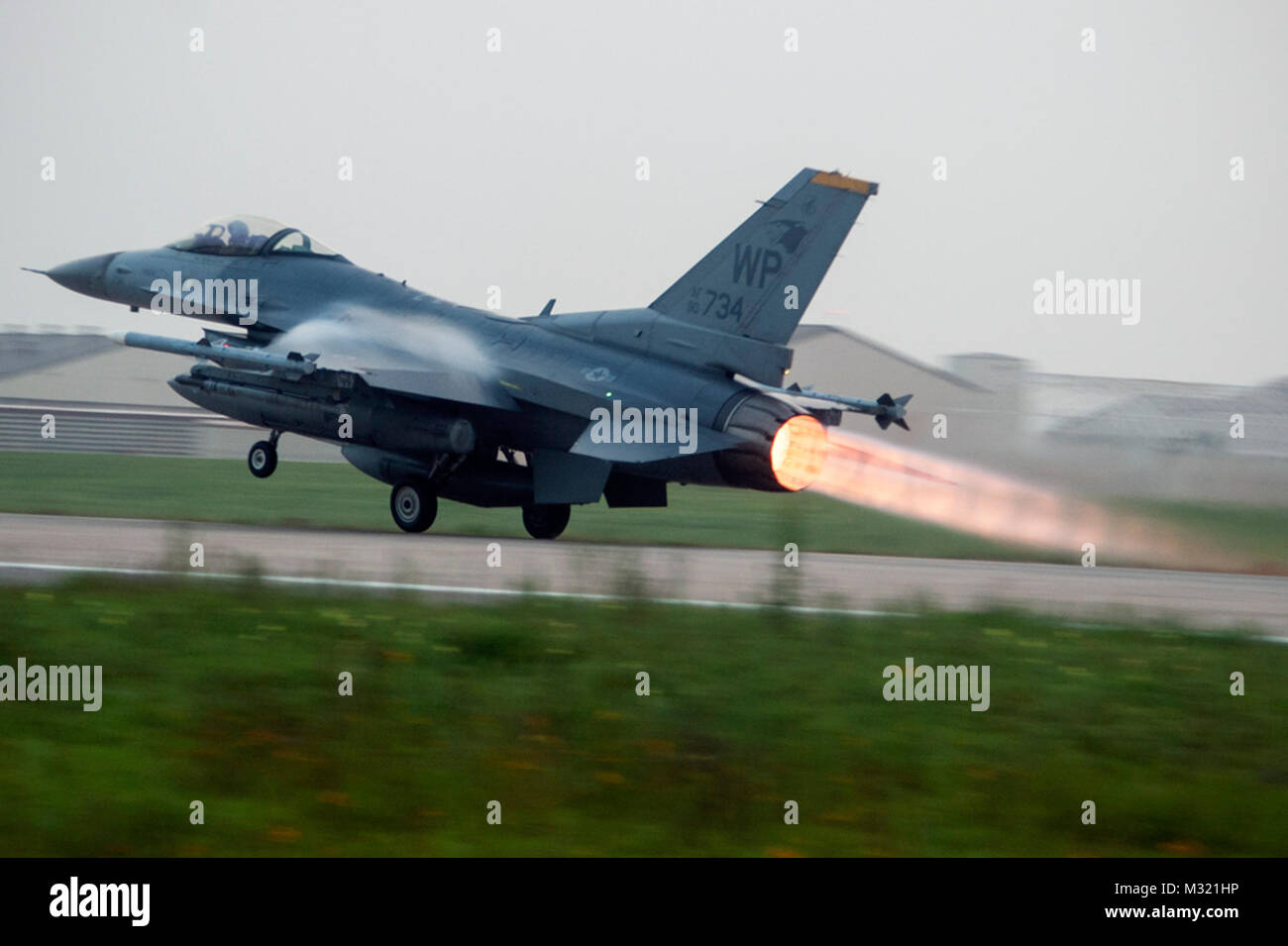 An F-16 departs to attend RED FLAG-Alaska by #PACOM Stock Photo - Alamy