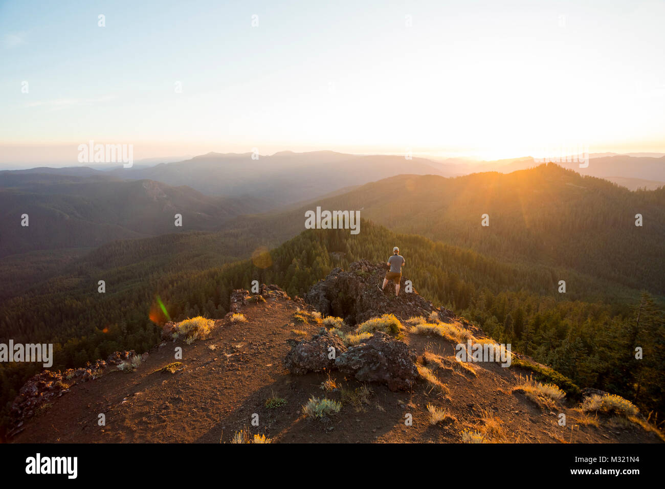 Iron Mountain Hike in Oregon Stock Photo - Alamy