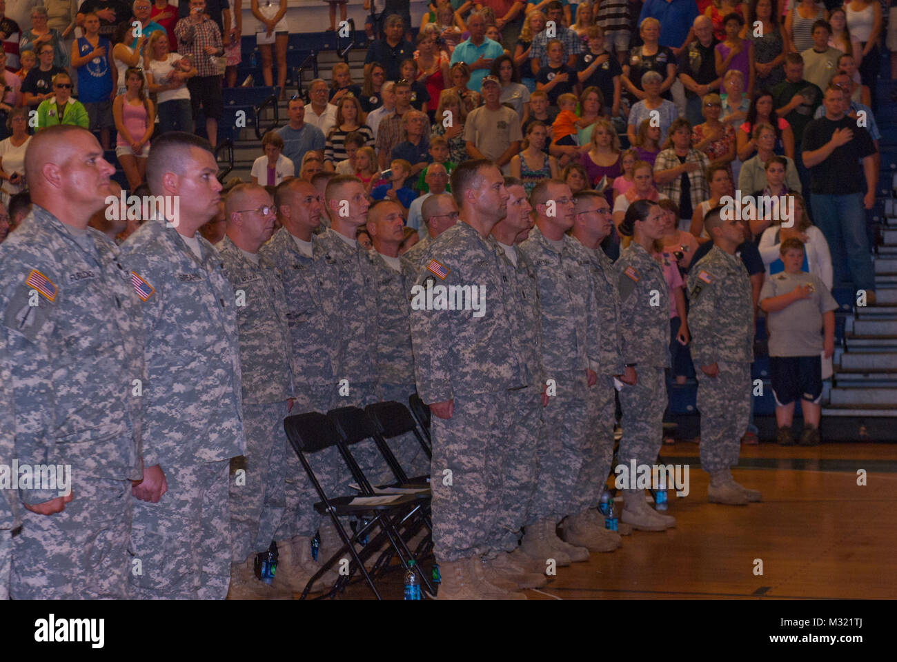 Soldiers from the 133rd Engineering Battalion and 1035th Survey and ...