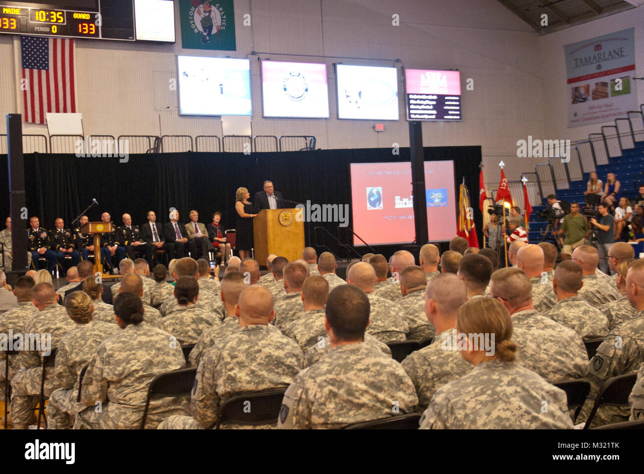 Soldiers from the 133rd Engineering Battalion and 1035th Survey and ...
