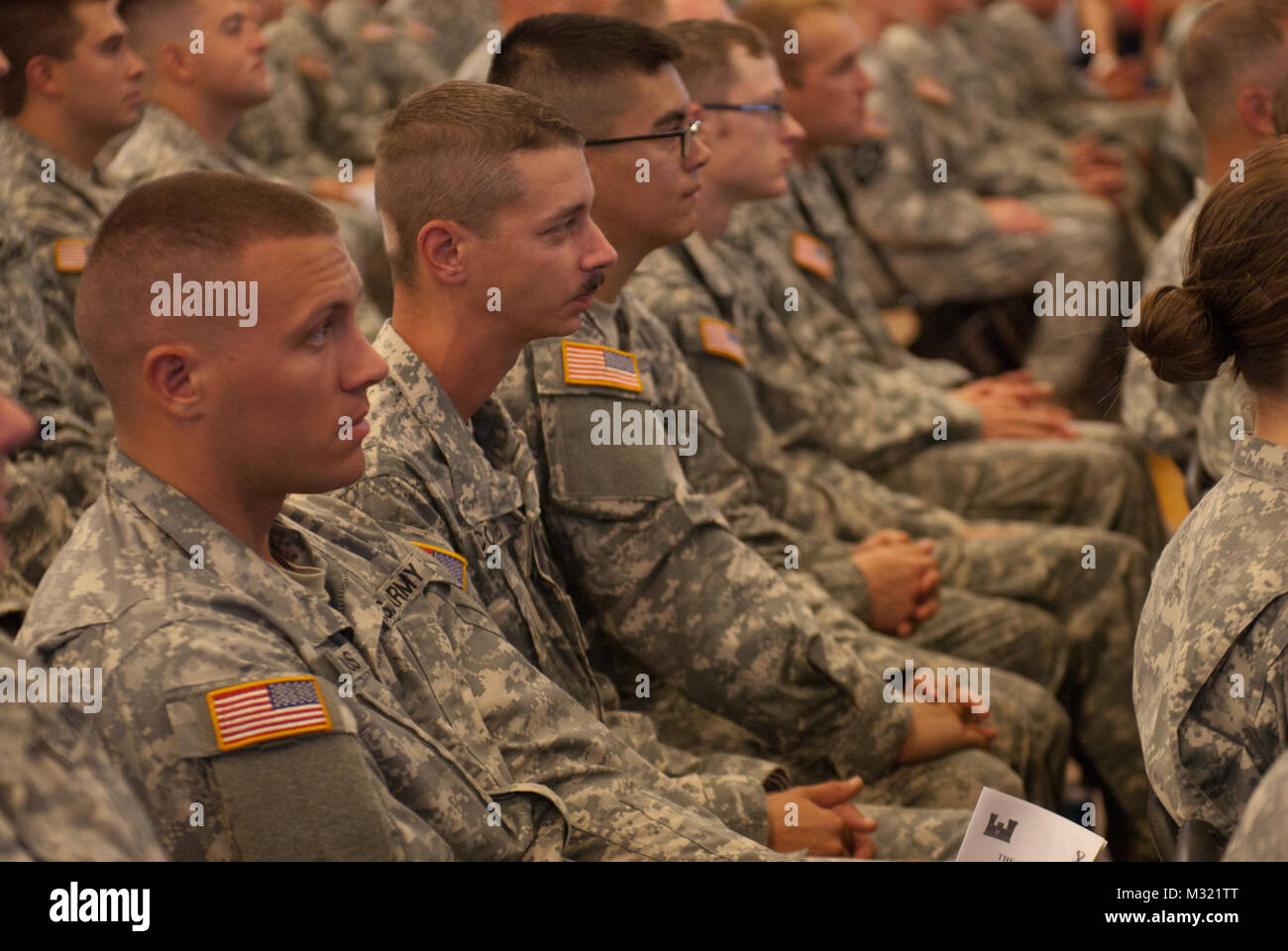 Soldiers from the 133rd Engineering Battalion and 1035th Survey and ...
