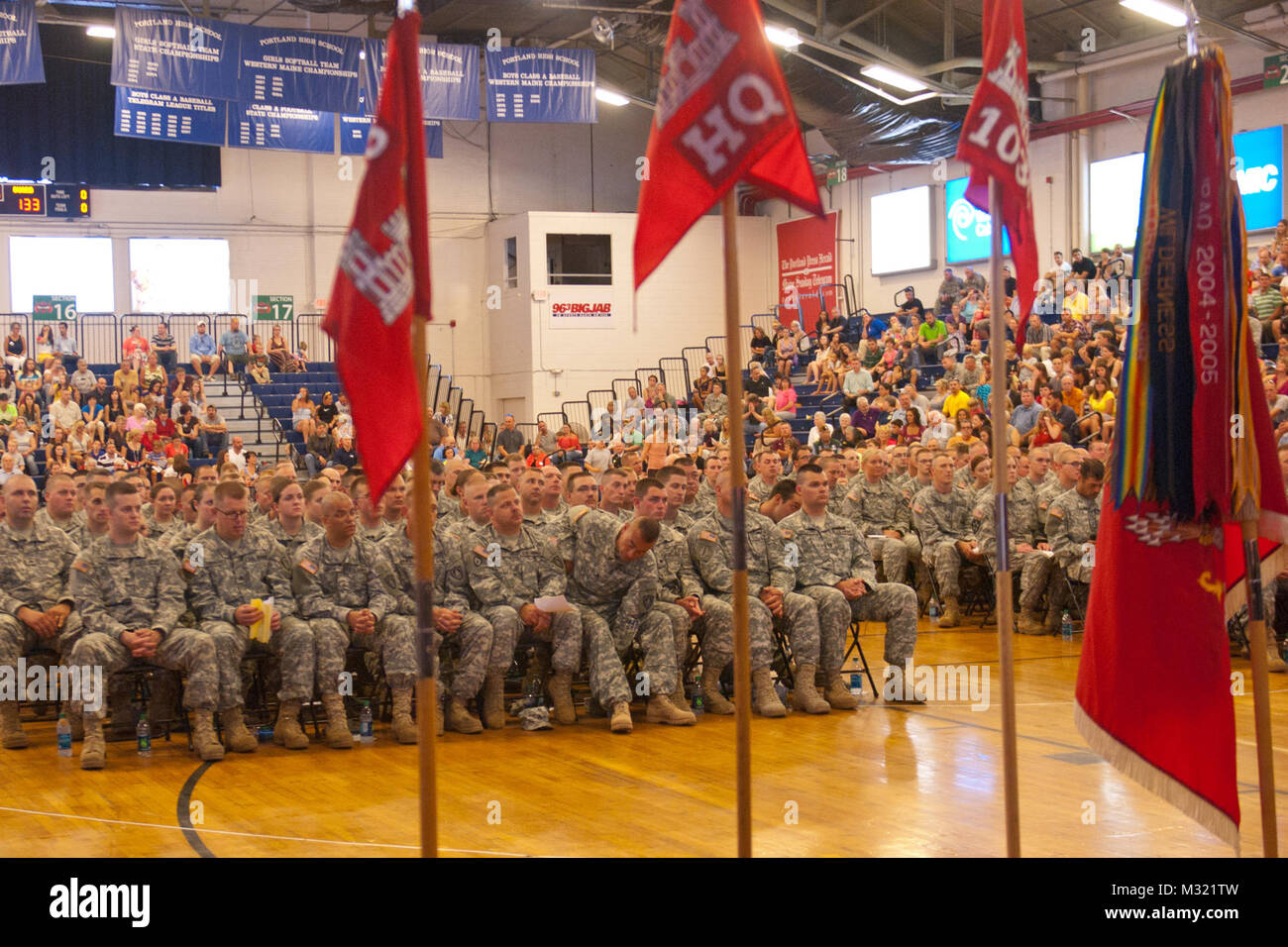 Soldiers from the 133rd Engineering Battalion and 1035th Survey and ...
