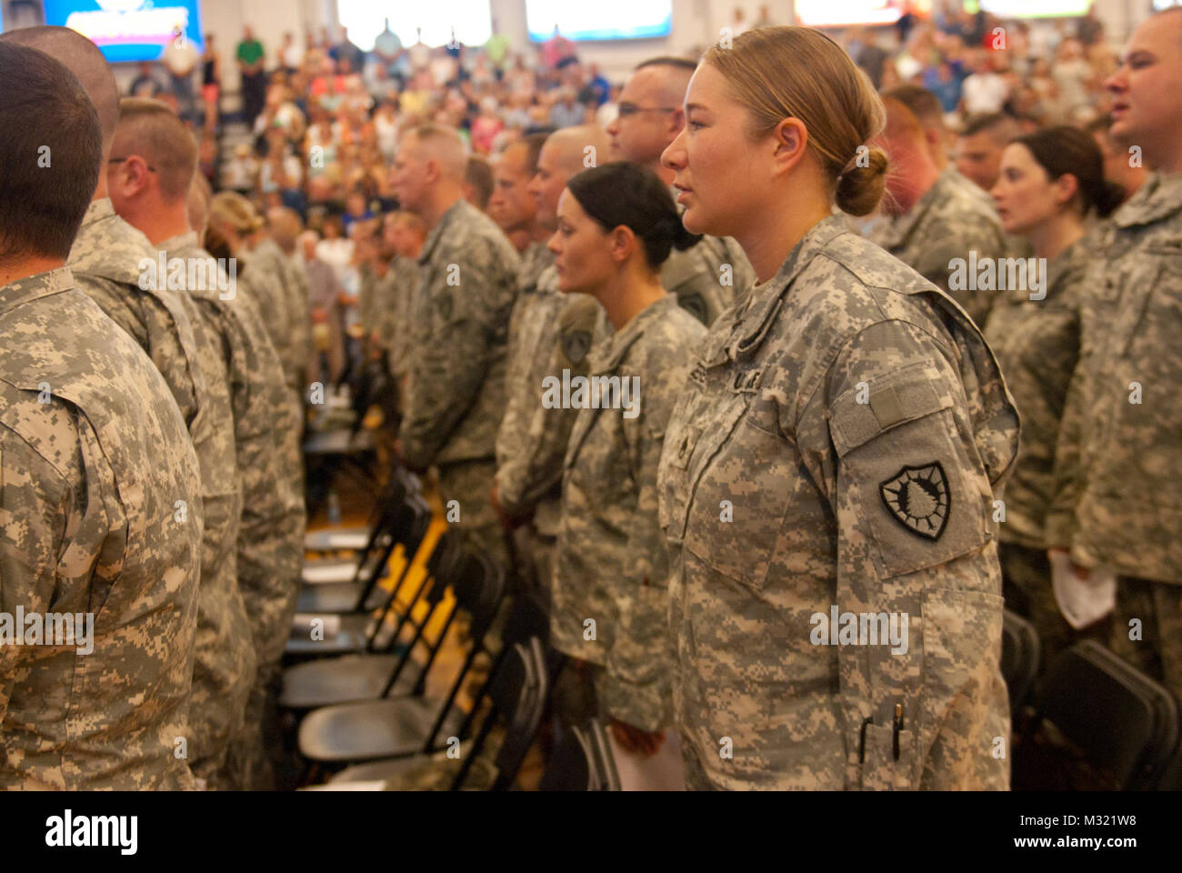 Soldiers from the 133rd Engineering Battalion and 1035th Survey and ...