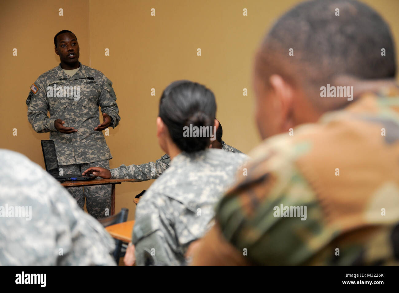 Sergeant Terrence Washington, a Military Police Soldier in the 273rd MP ...