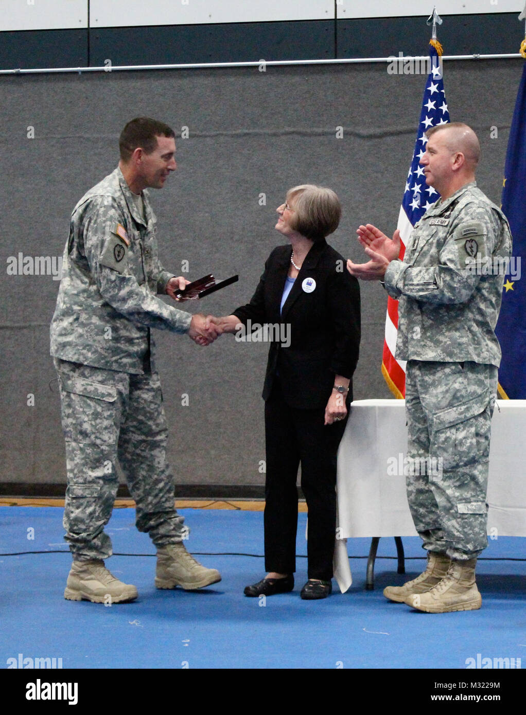 Col. Brian Reed and Command Sgt. Maj. Ray Lewis, command team of the ...