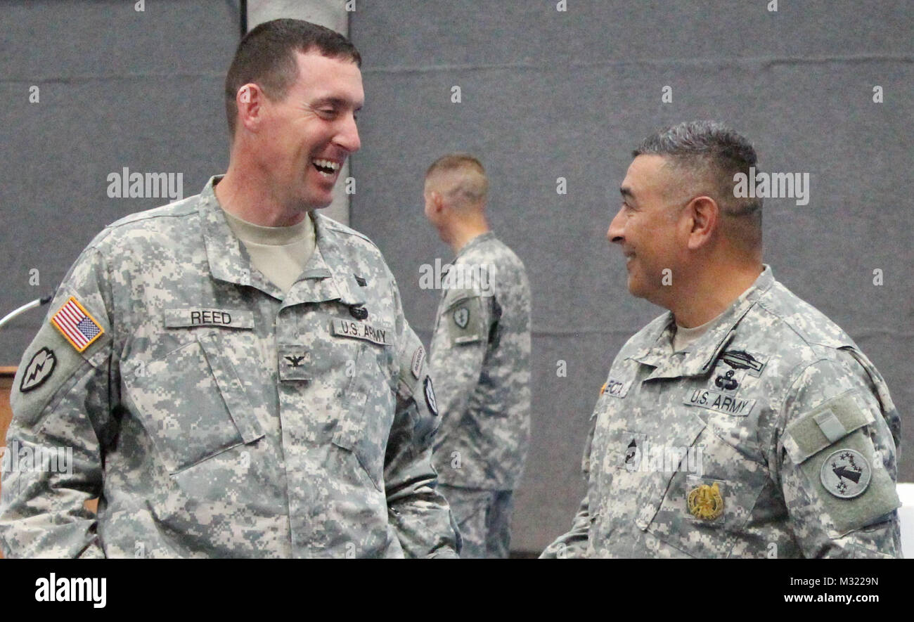 CSM Leota and COL Reed by 1 Stryker Brigade Combat Team Arctic Wolves ...