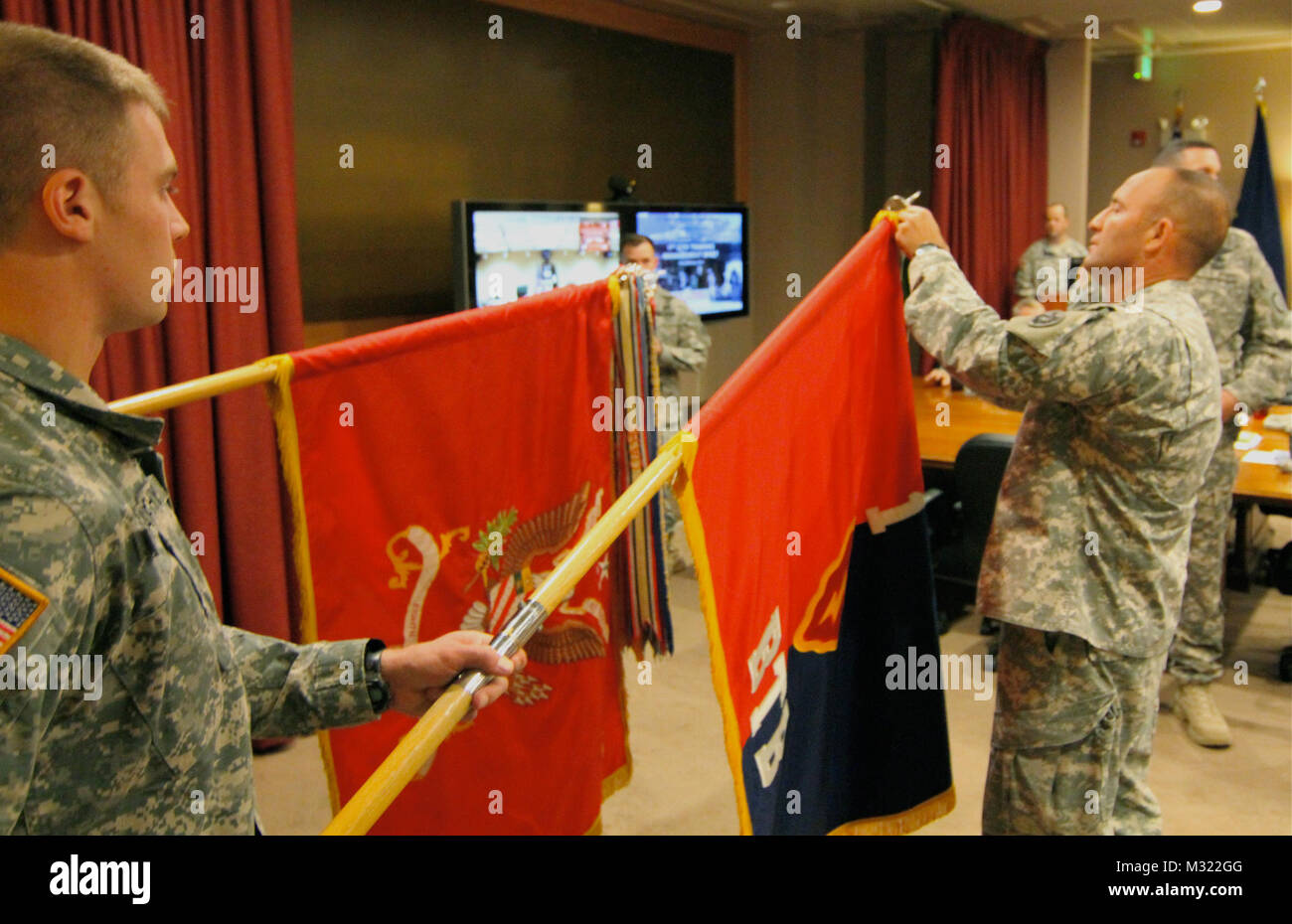 Army safety excellence streamer hi-res stock photography and images - Alamy