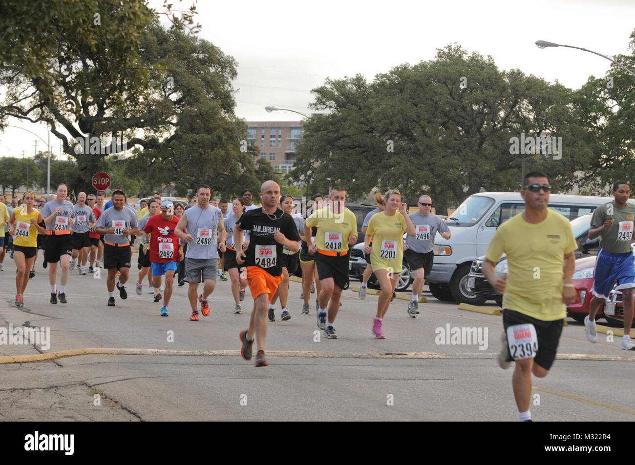 Spc. Richard Veley, pictured in black, 71st Troop Command, Texas Army ...