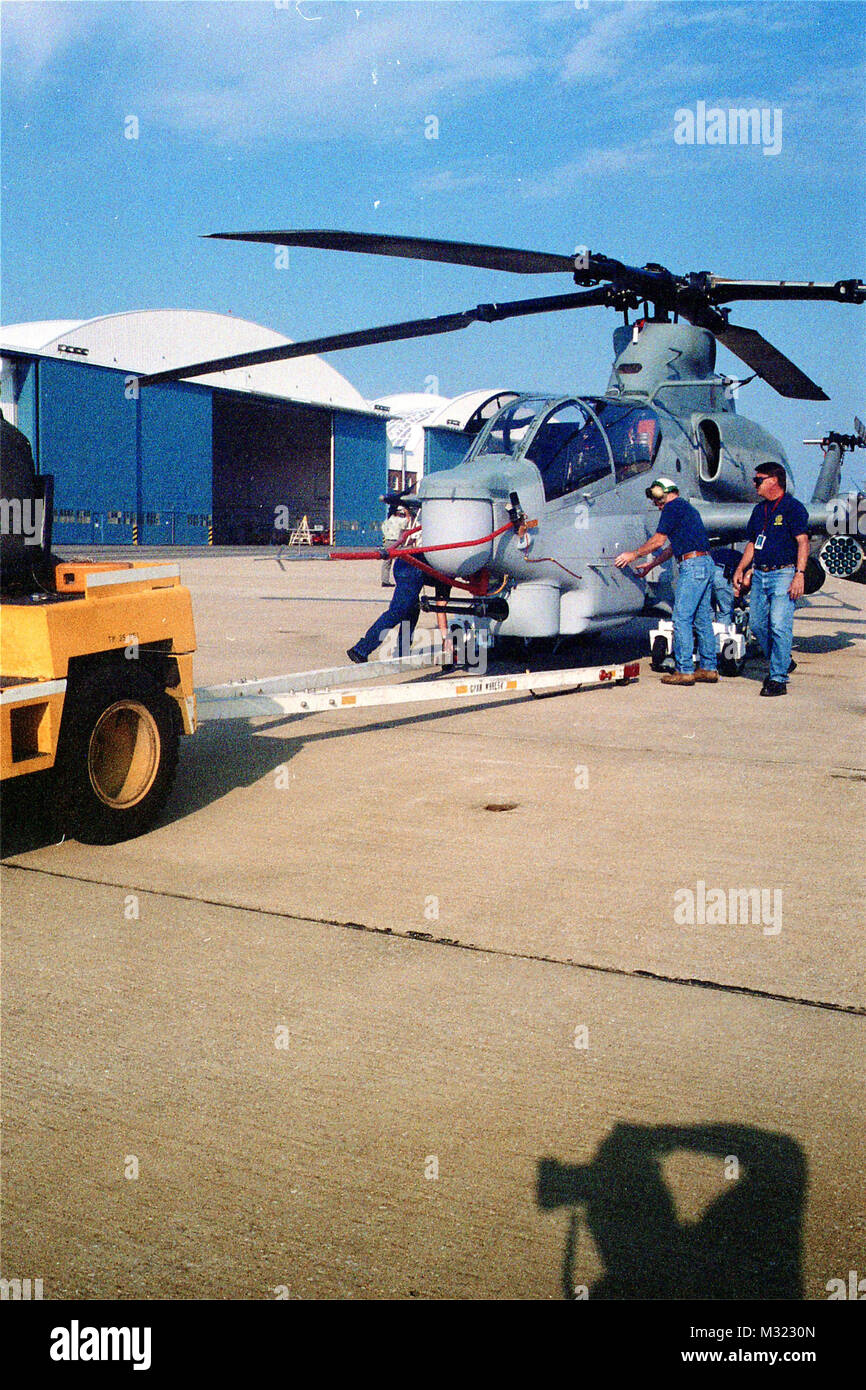 UH-1Z Cobra helo at Patuxent River MD. 6/2001 Photo byJohn Williams ...