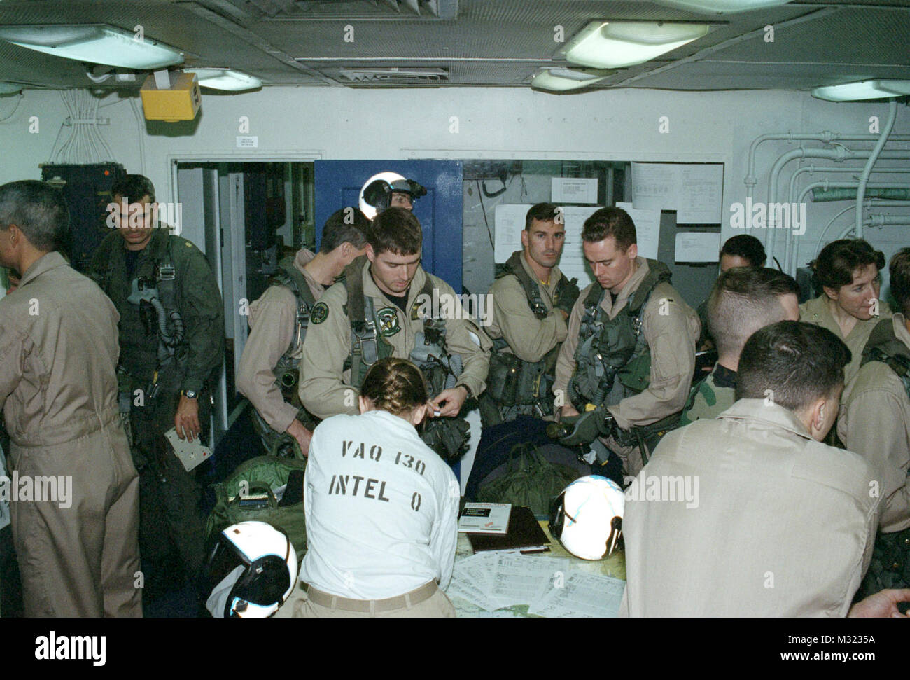 981219-N-3962F-002 On board USS Enterprise (CVN 65) Persian Gulf ...