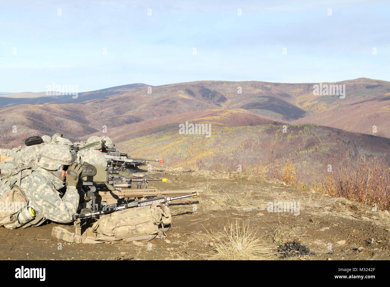 Soldiers from Company A, 1st Battalion, 21st Infantry Regiment, 1st ...