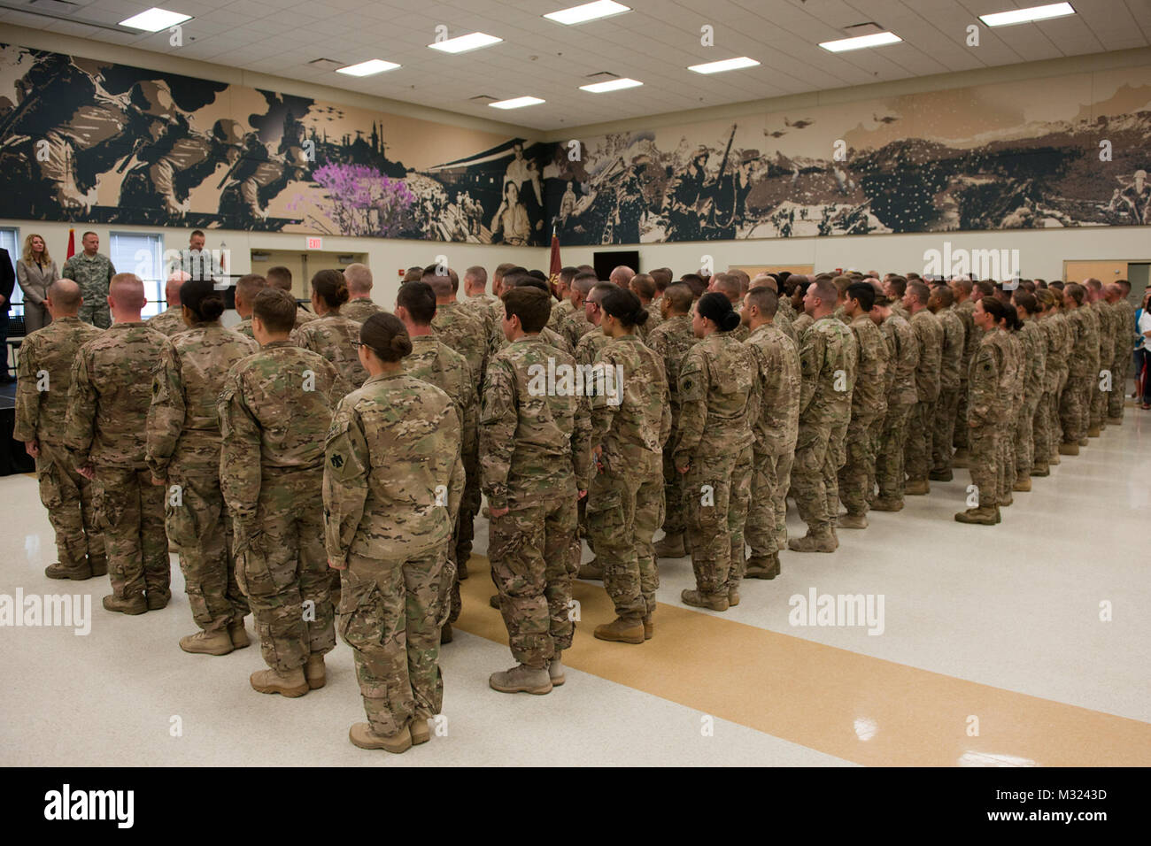 Members of the 1245th Transportation Company, 345th Corps Service ...