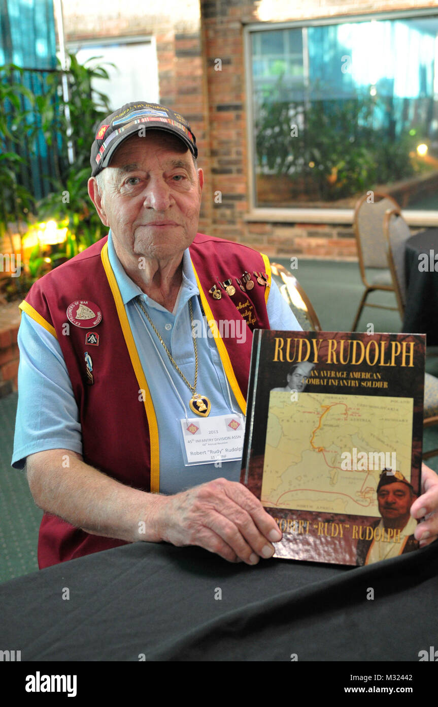 Robert “Rudy” Rudolph, a machine-gunner with M Company, 157th Infantry ...