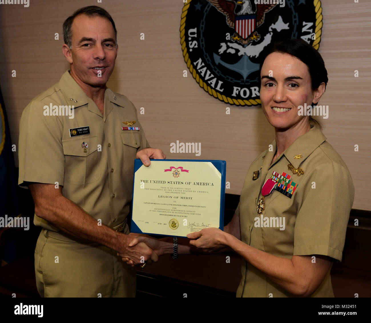 Congratulations by Commander, U.S. Naval Forces Japan (CNFJ Stock Photo ...
