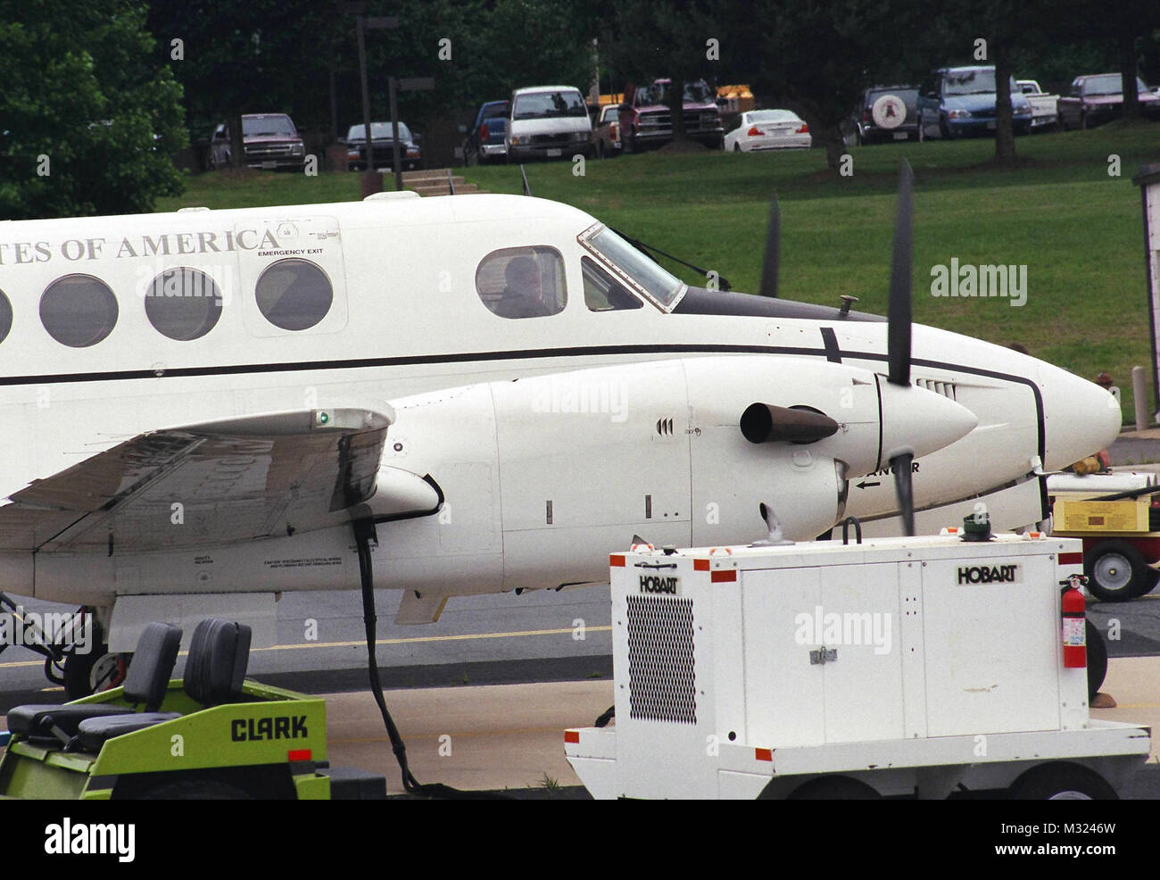 Lt. John Alcorn and Marine Major Jack "Sparky" Landreth pilot the c12b ...