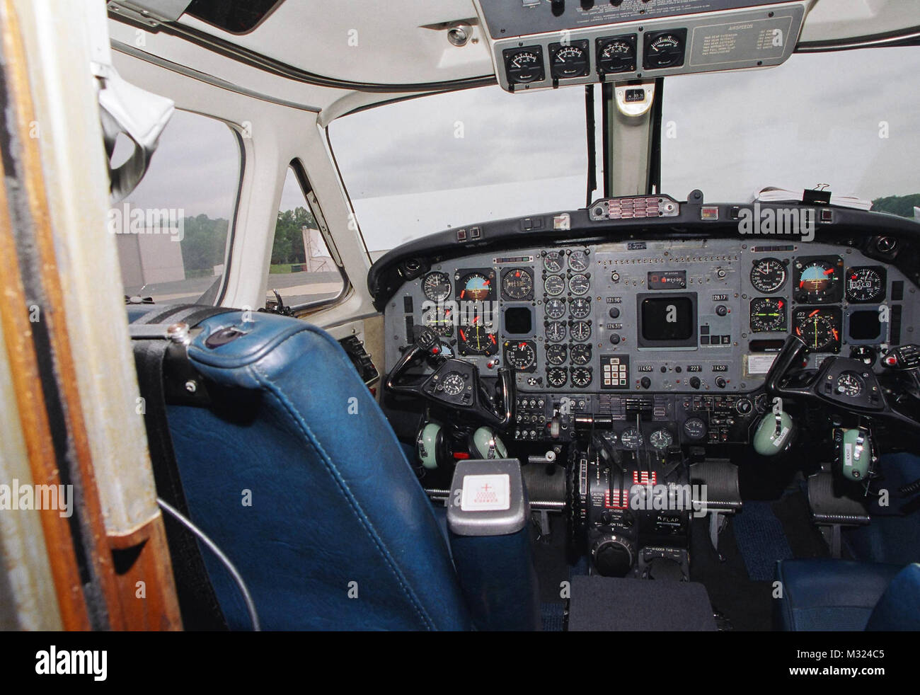 Lt. John Alcorn and Marine Major Jack "Sparky" Landreth pilot the c12b ...