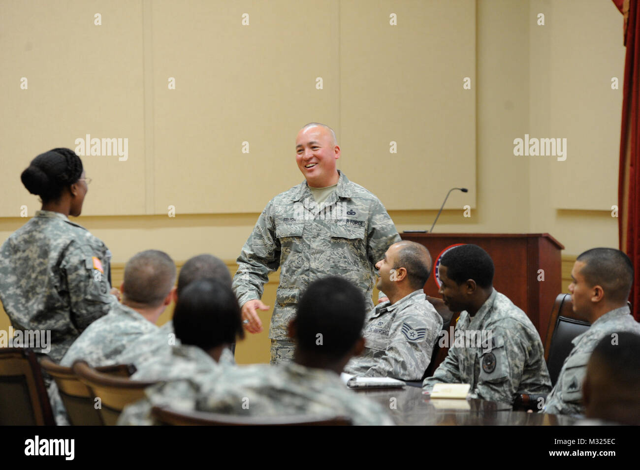 Chief Master Sergeant Mitchell O. Brush, Senior Enlisted Advisor for ...