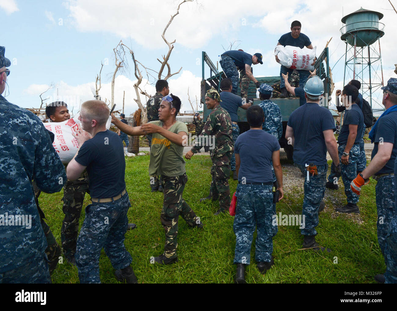 Transports relief supplies in support of Operation Damayan by #PACOM ...