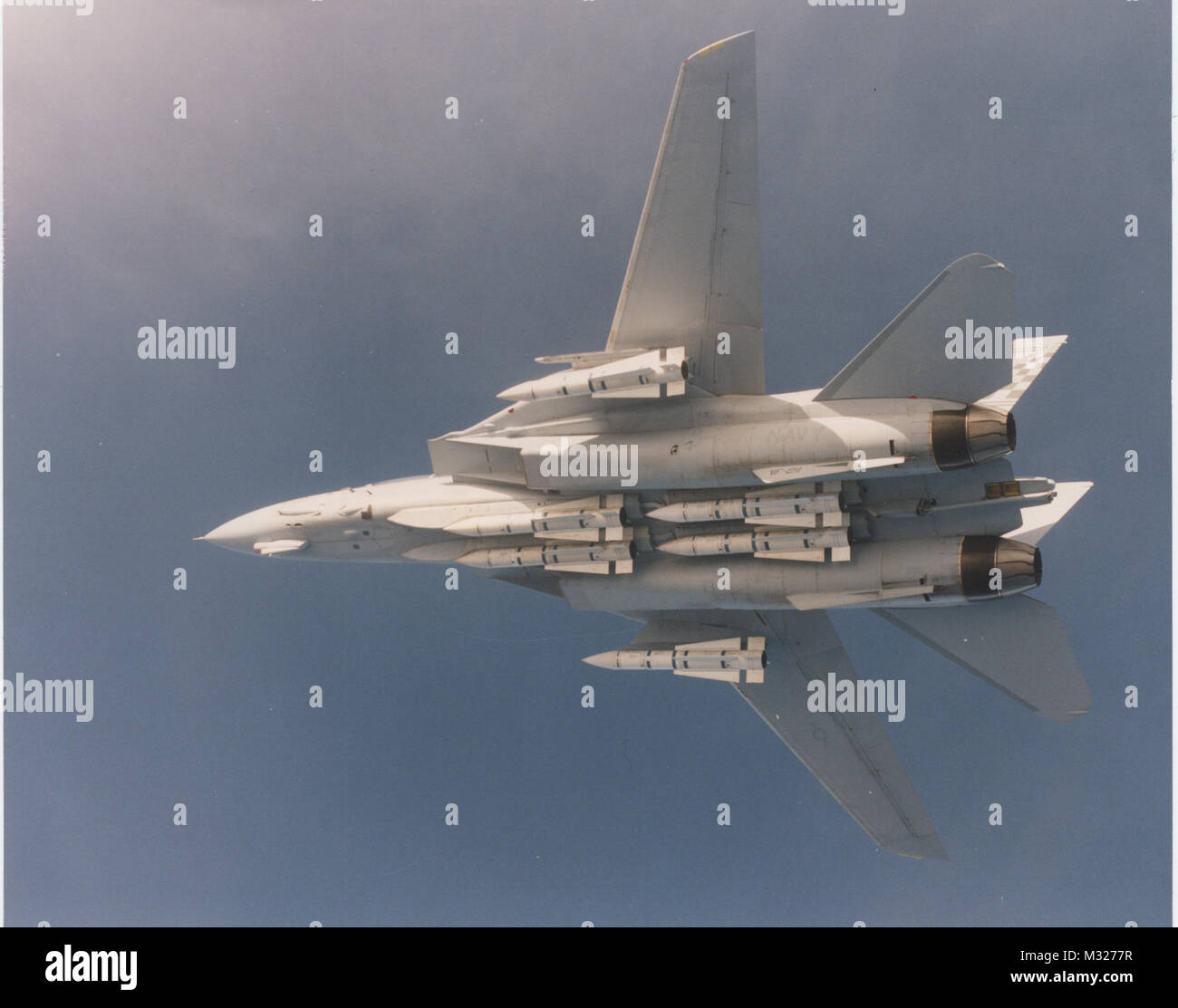 an f-14B armed with 6 AIM-54 Phoenix air-to-air missiles by PHC(AC) Bix Wallace 104 by ...