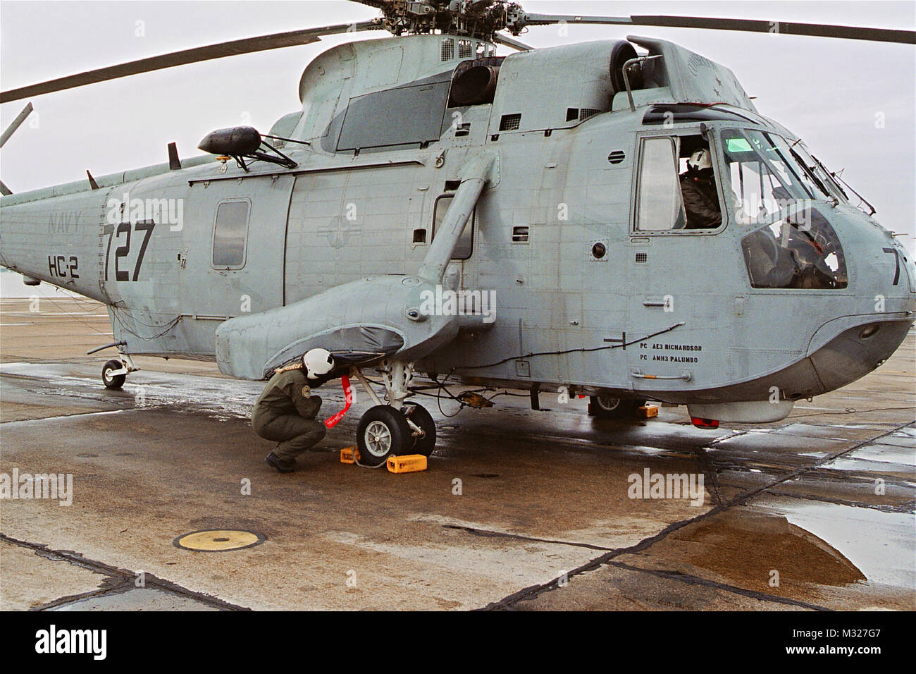 AD2 ABBEY RENEGAR, HC-2 PILOT LT DAVE FOSTER PHOTO BY MATTHEW J. THOMAS ...