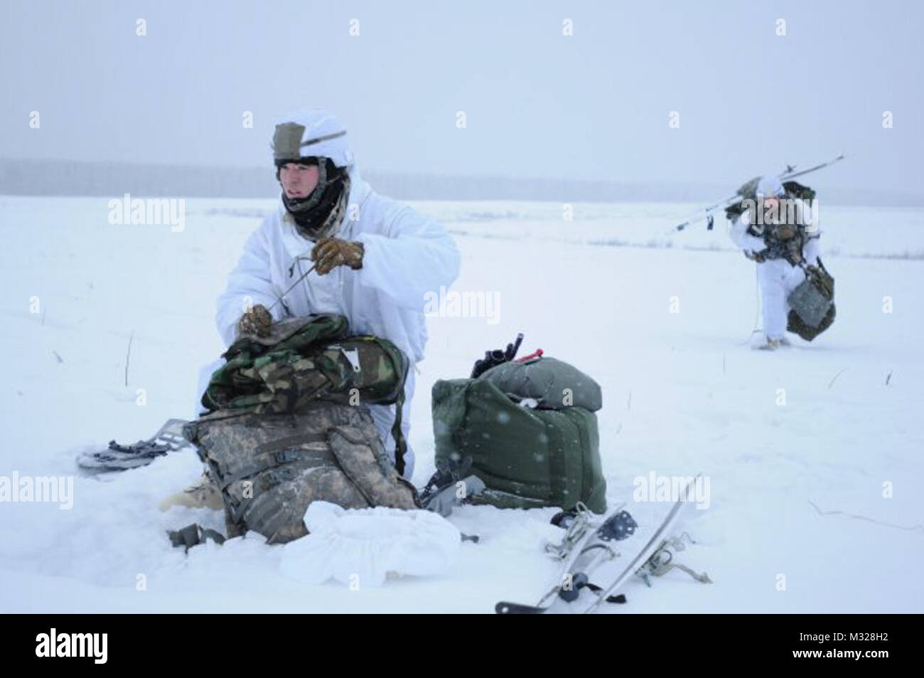 Unit Exits Aircraft with a Full Arctic Combat Load by #PACOM Stock ...
